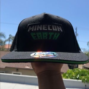 Minecraft | Accessories | Minecraft Minecon Earth Snap Back Hat | Poshmark